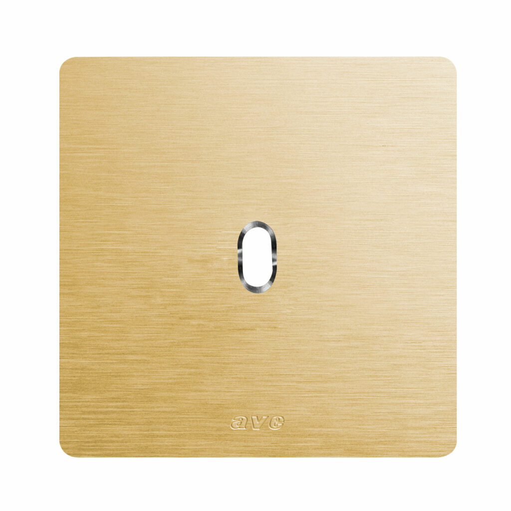 44PANQ21ORO - PLACCA 98x98 ALLUM.ORO 1COM.LEVETTA